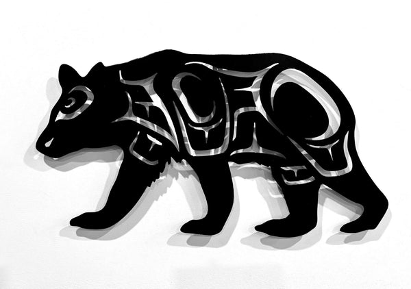 Coast Salish Bear - Wall Mounted - Made In Canada Gifts