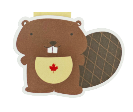 Beaver Magnetic Bookmark - Made In Canada Gifts