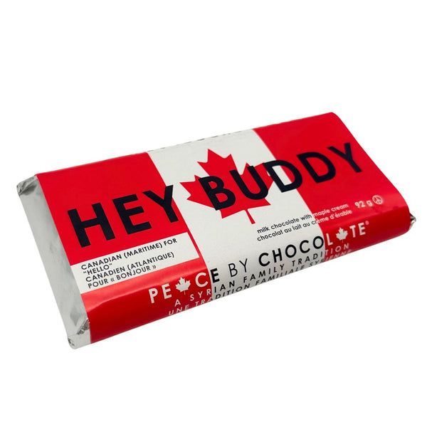 Canadian "Hey Buddy" Maple Filled Chocolate Bar - Made In Canada Gifts