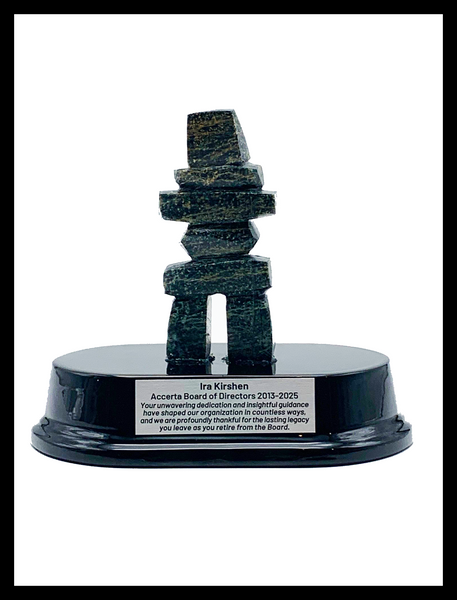 Engraved Trophy Base (Sculpture Sold Separately) - Made In Canada Gifts