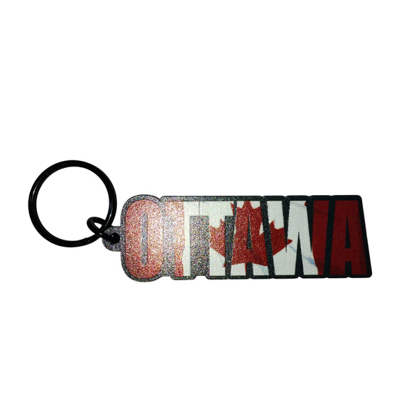 Ottawa Flag Key Chain - Made In Canada Gifts