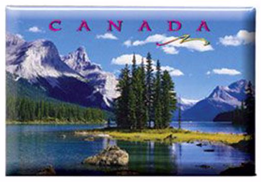 Moraine Lake in Banff - Photo Magnet - Made In Canada Gifts