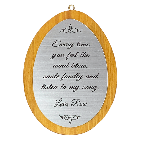 Wind Chime Engraving & Personalization - Made In Canada Gifts