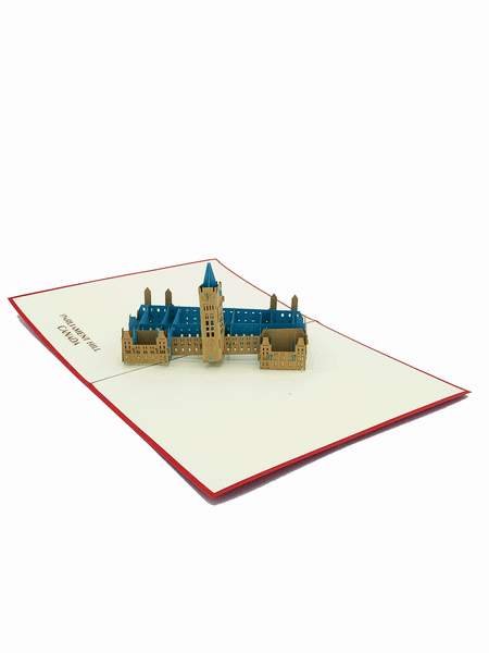 Parliament Hill 3D Pop-Up Art Card - Made In Canada Gifts